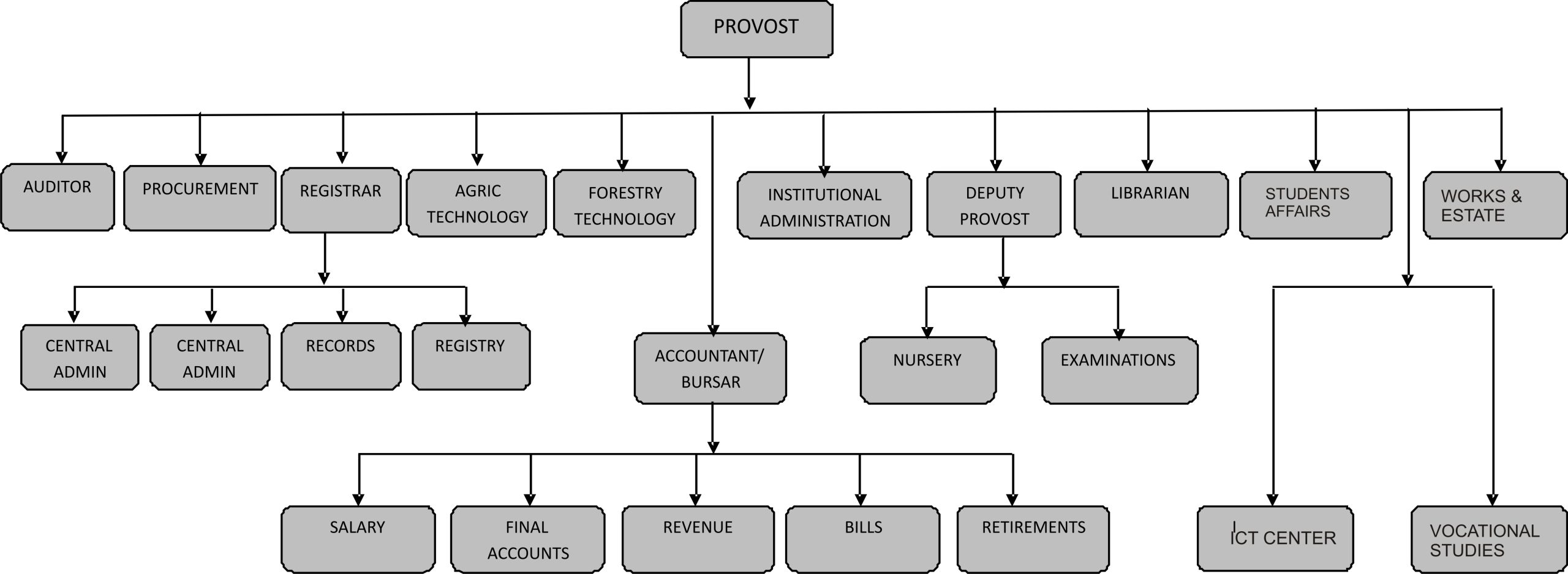Organogram – FCFRM FUGAR